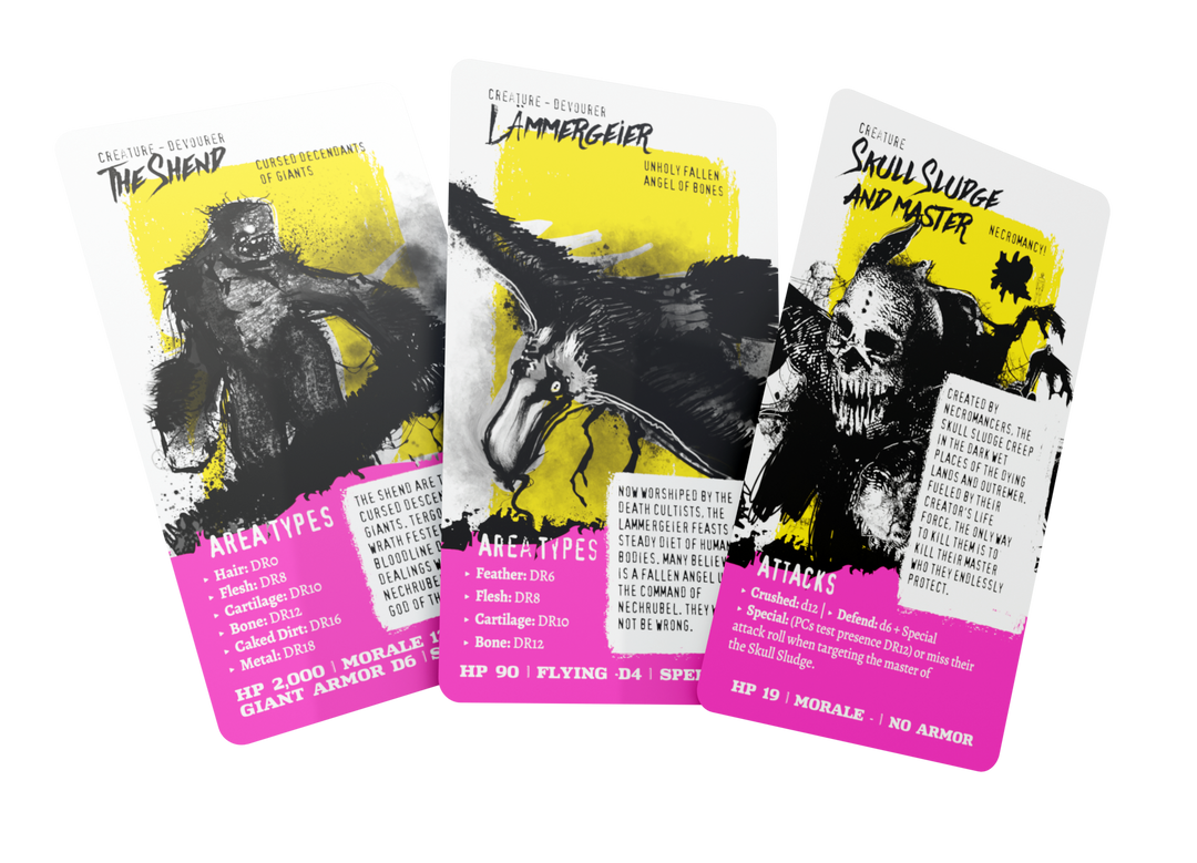 The Bridges of Múr and The Endless Sea | Reference Cards – newyear Studios